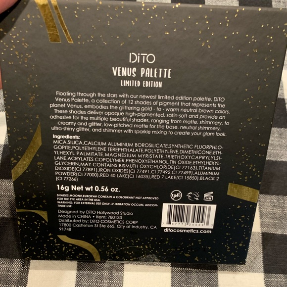 Dito | Makeup | Dito Limited Edition Venus 2 Shade Palette | Poshmark